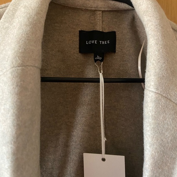 Love Tree | Jackets & Coats | Nwtlove Treesleeveless Jacketlarge | Poshmark